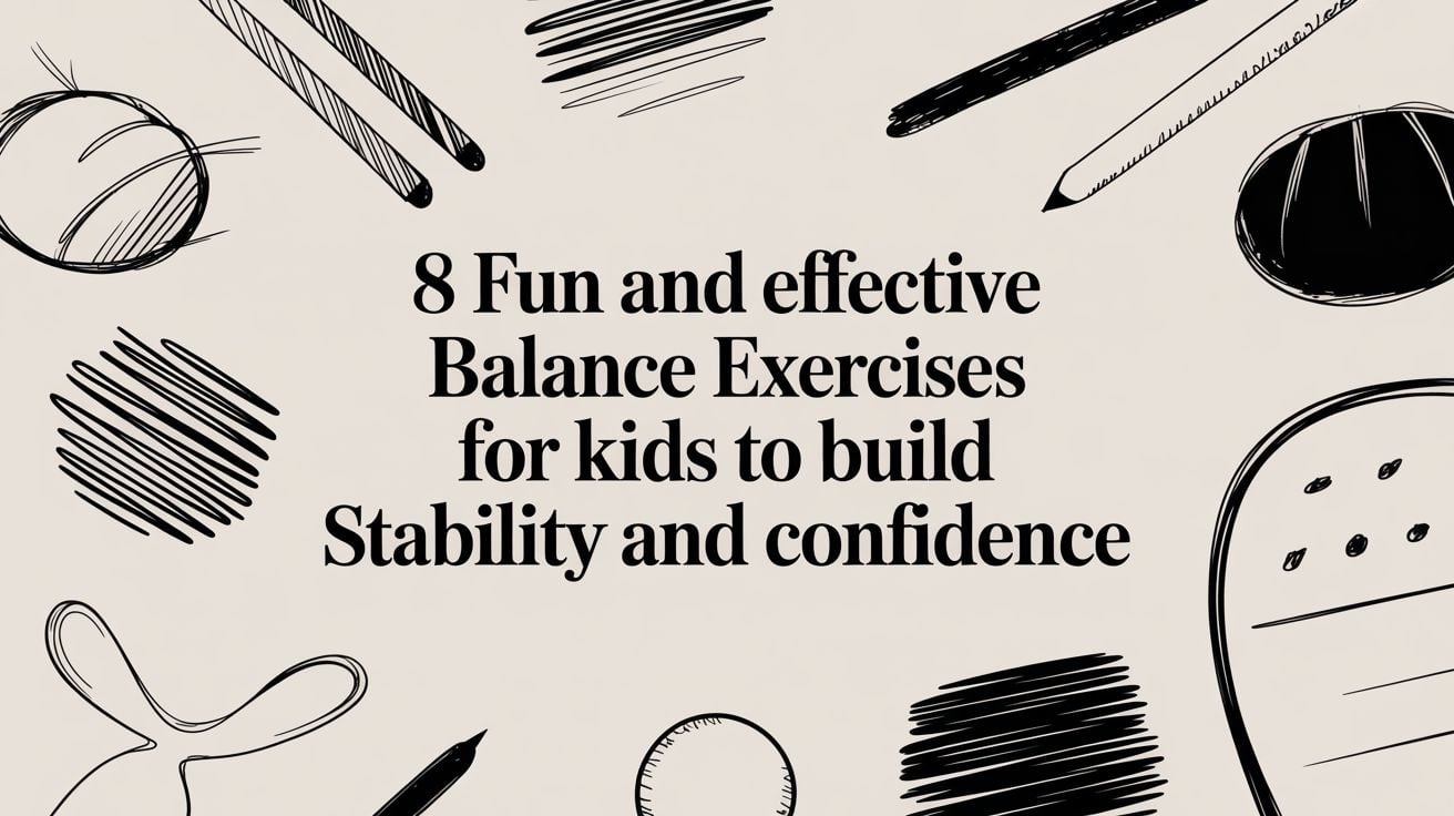 8 Fun and Effective Balance Exercises for Kids to Build Stability and ...