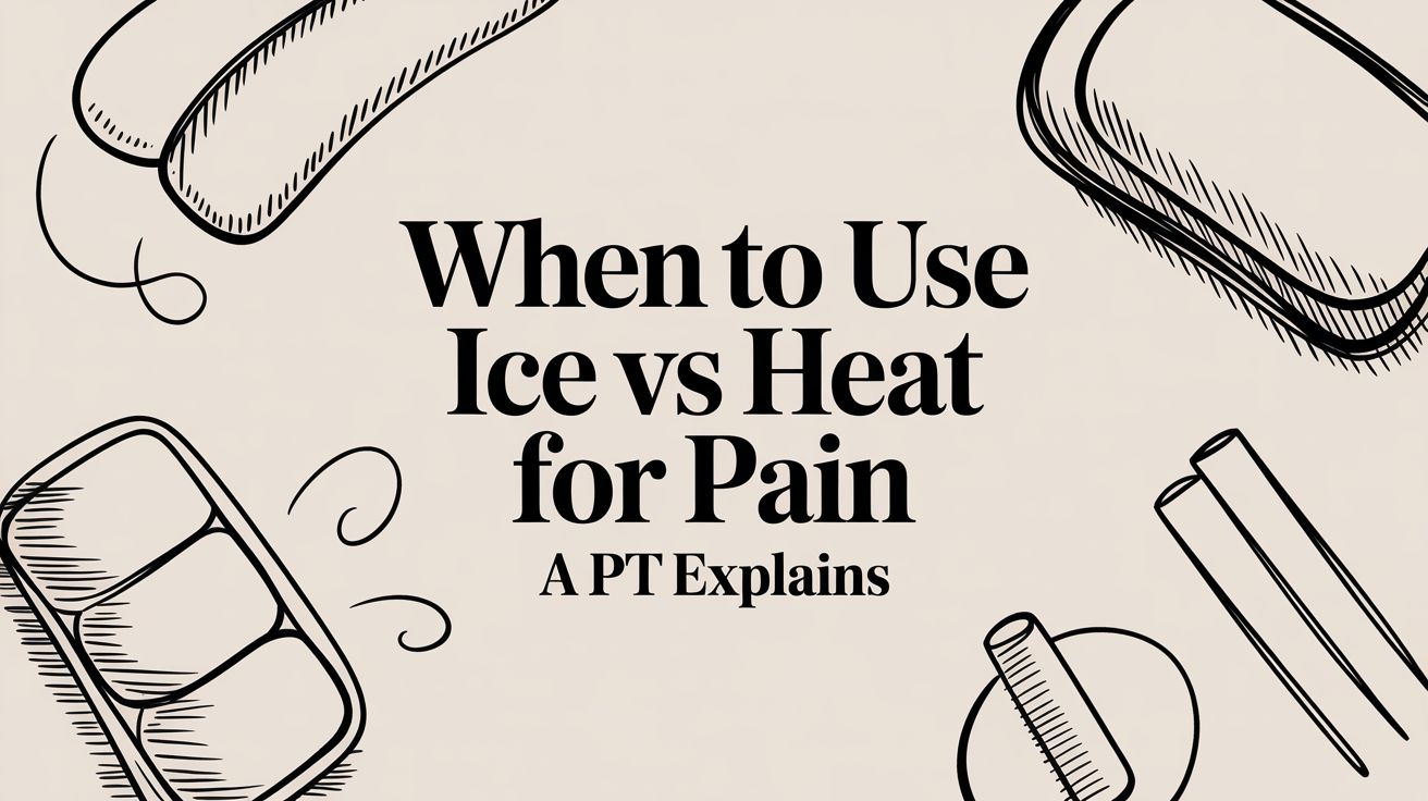 When to Use Ice vs Heat for Pain: A PT's Guide